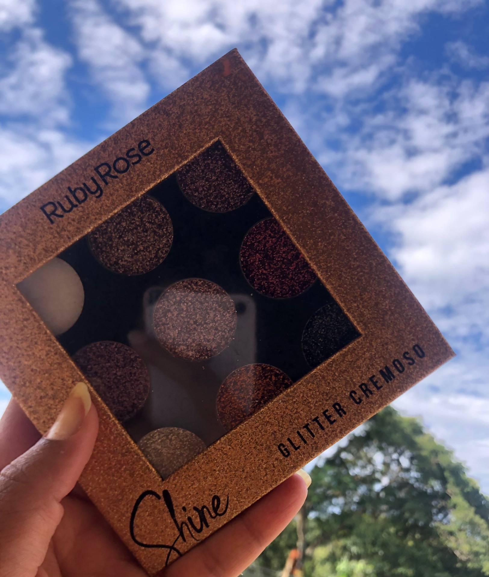 Paleta Ruby Rose Glitter cremoso. :: Pryscilla Rosa